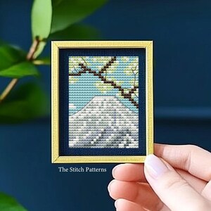Mount Fuji Cross Stitch Pattern: Hiroaki Takahashi Landscape Art (PDF ...