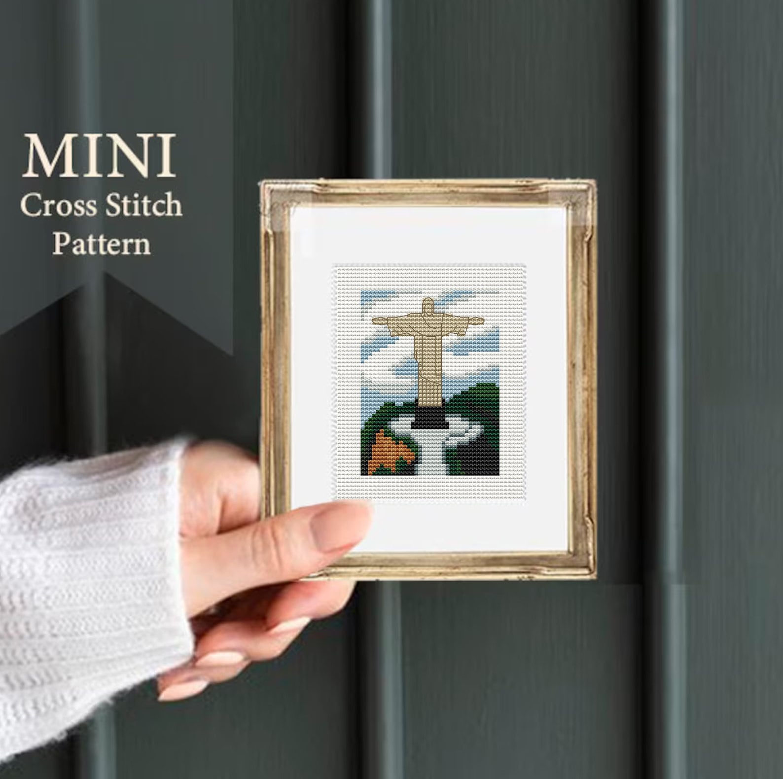 Brazil Cross Stitch Pattern Christ the Redeemer Rio De - Etsy