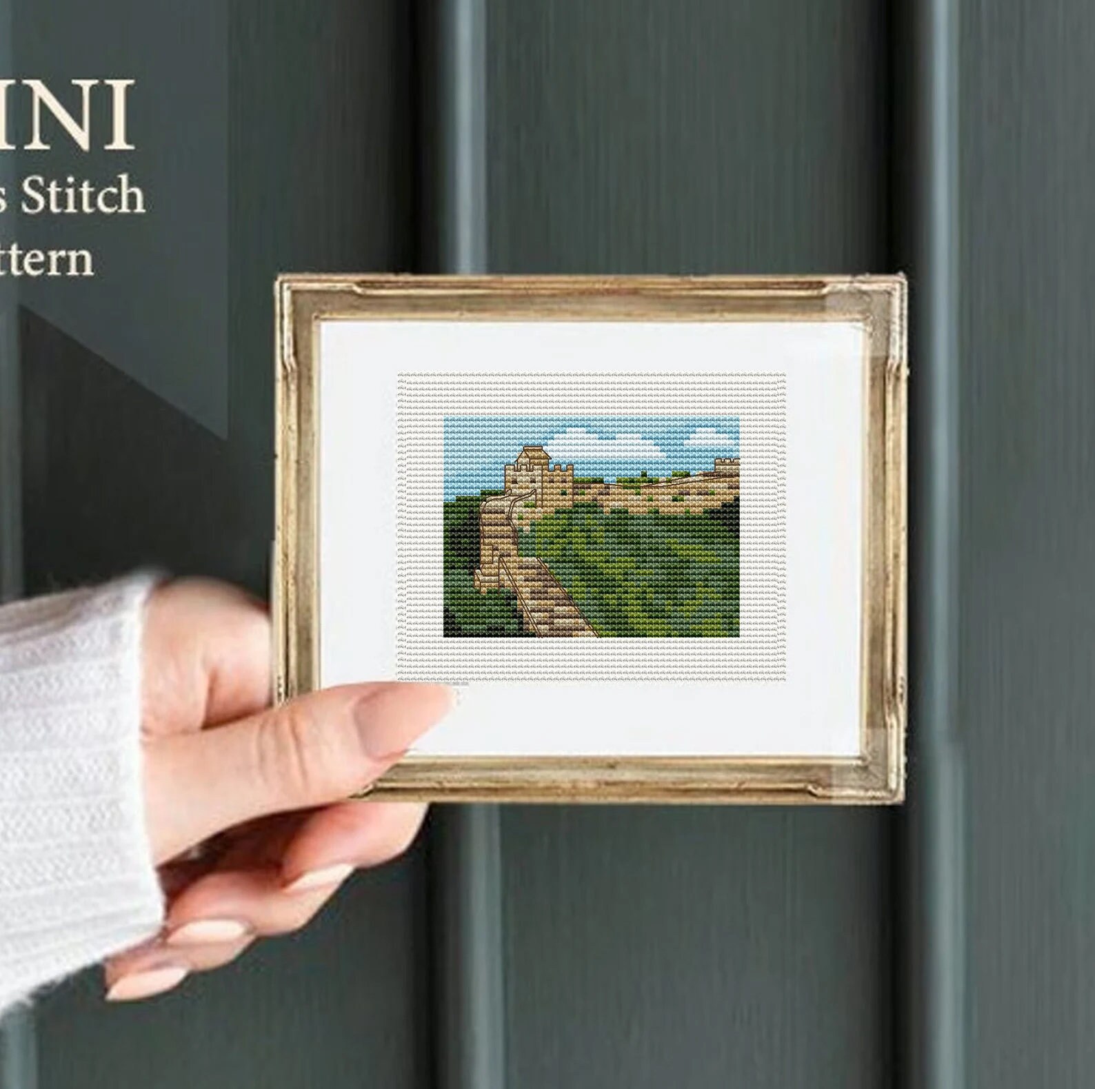 China Cross Stitch Pattern: Chinese Wall Travel Design (PDF Pattern ...