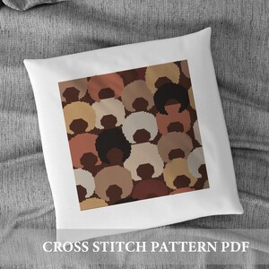 Black Lives Matter Cross Stitch Pattern, Counted Cross-stitch Chart for ...