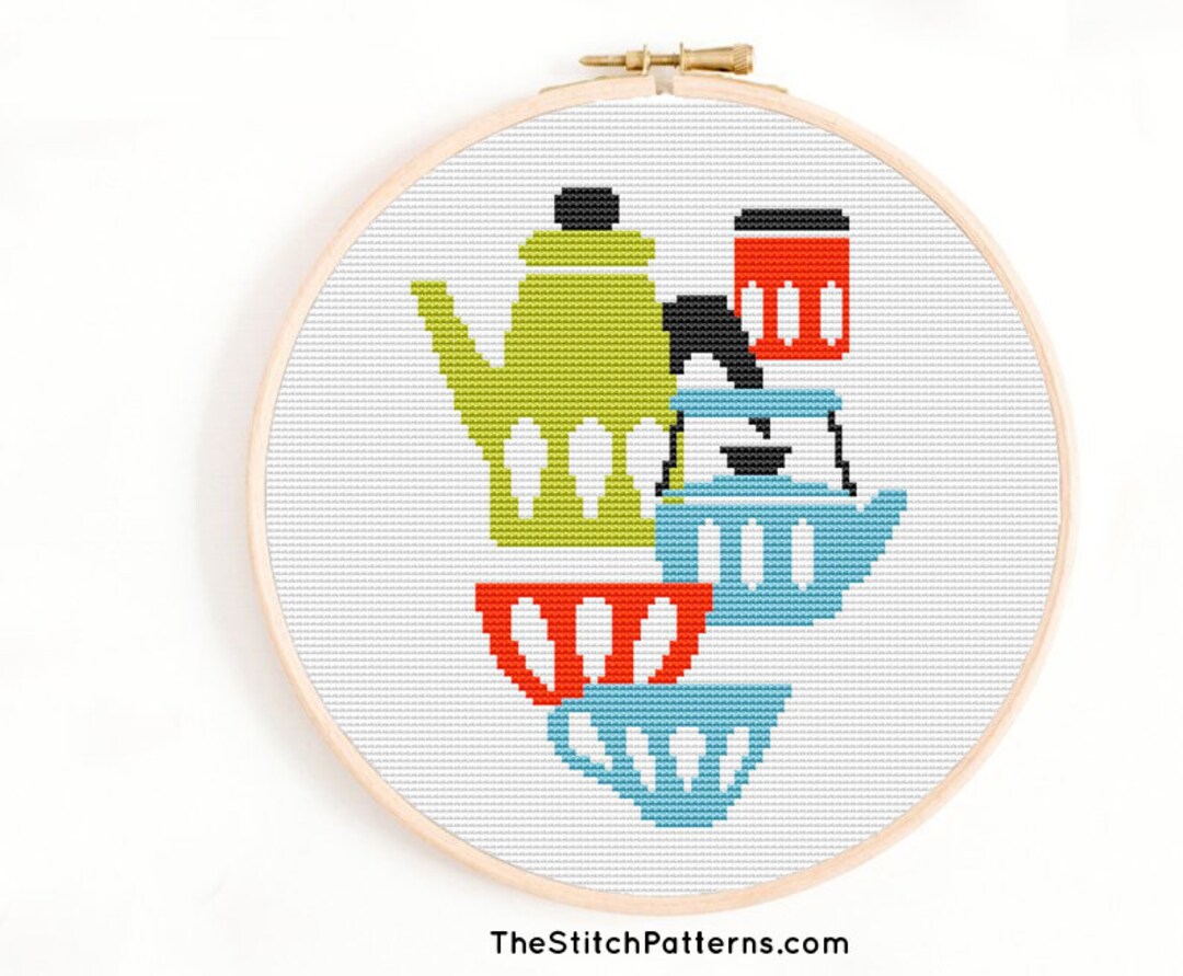 Retro Kitchen- Cross Stitch Pattern (digital Format - Pdf),kitchen ...
