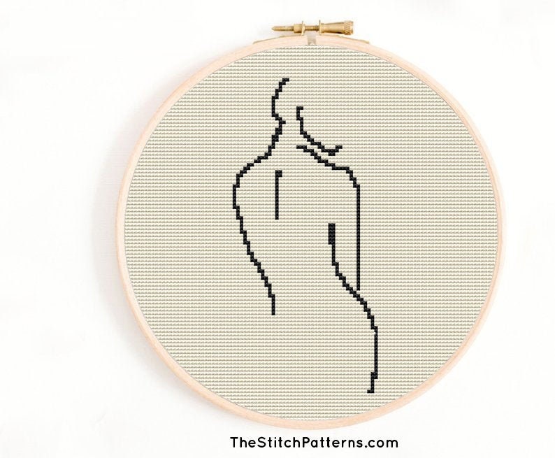 Abstract cross stitch patternAbstract decorationContemporary | Etsy