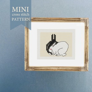 Cross Stitch Pattern Mini, Mini Bunny, Kono Barei Paintings, Art Cross ...