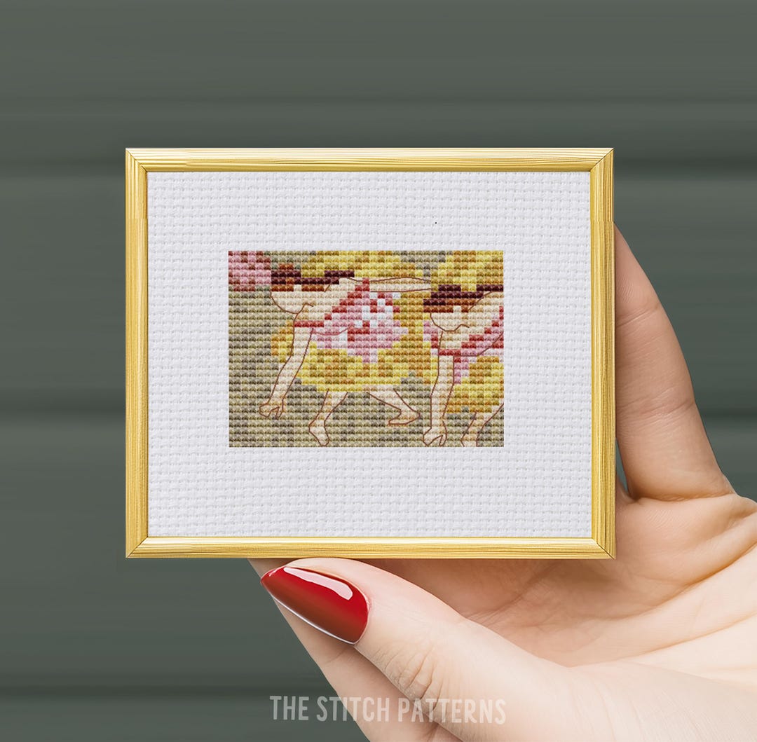 Edgar Degas 'dancers Bending Down' Cross Stitch Pattern (PDF) Ballerina ...