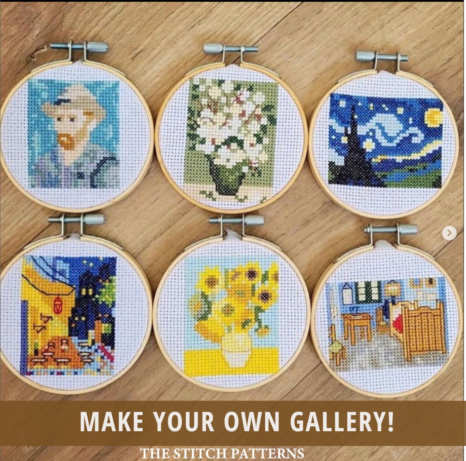 The Starry Night Mini Cross Stitch Pattern PDF Small Mini - Etsy UK