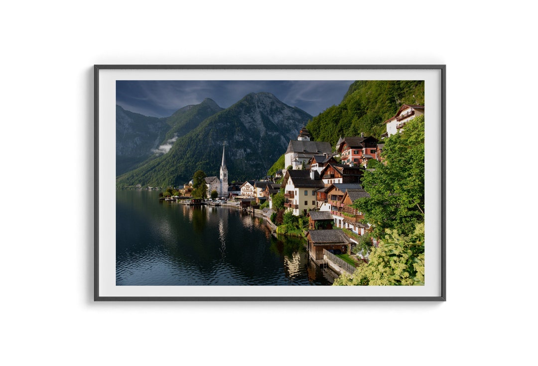 Hallstatt, Austria Wall Art Gift - European Travel Photography Print ...
