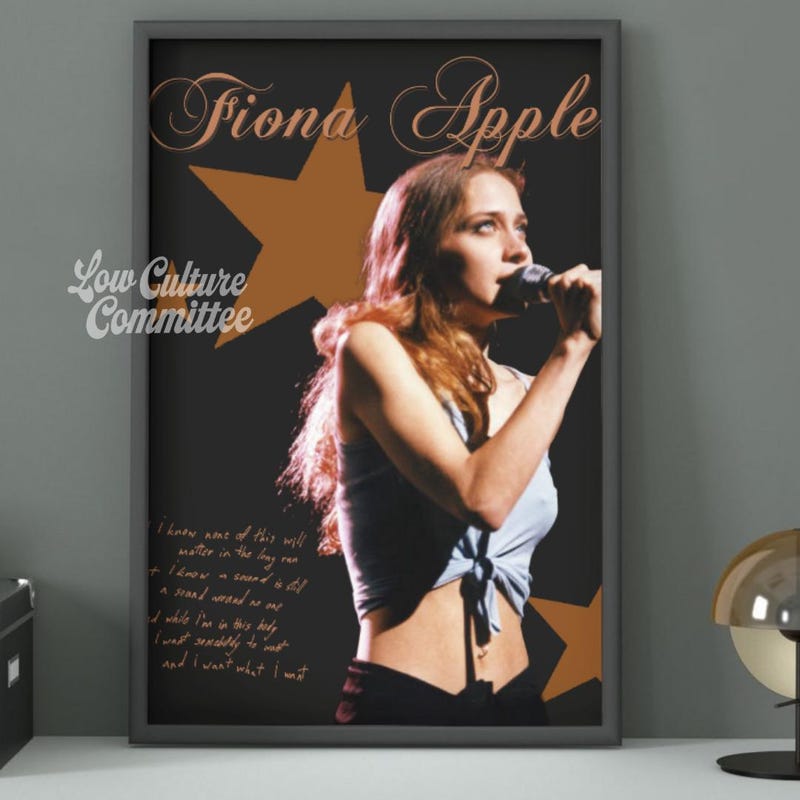 Apple Poster - Etsy