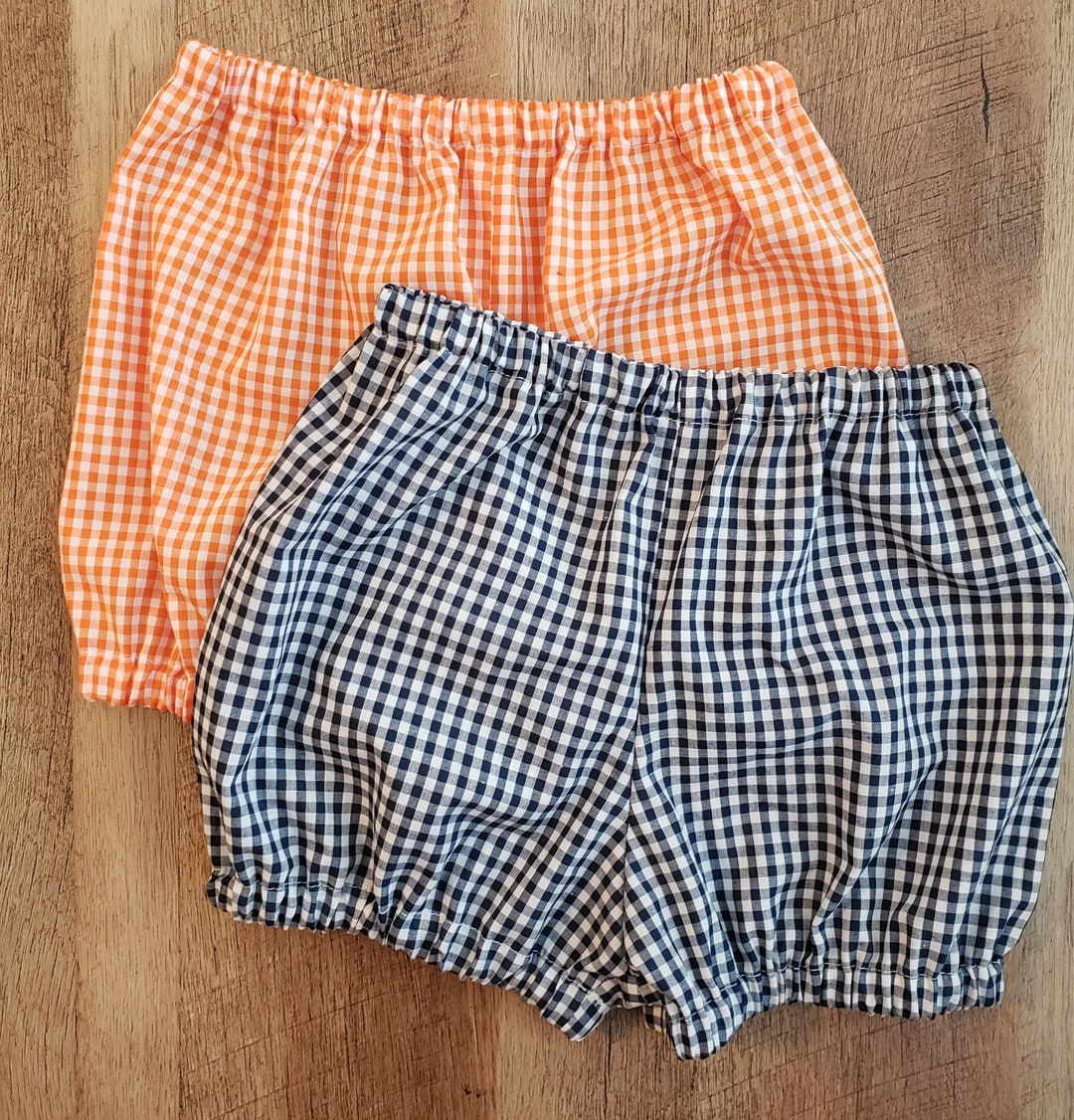 FULLY LINED Gingham Bloomers/ Boy and Girl Bloomers/infant and Toddler ...