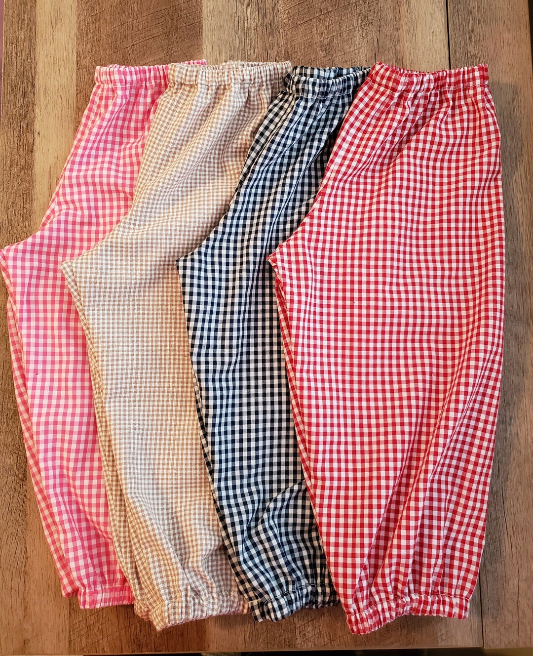 FULLY LINED Baby Gingham Bubble Pants/ Boy and Girl Bubble Pants/infant ...