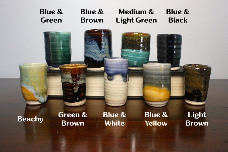 Ceramic Shot Glass wheel thrown | Etsy