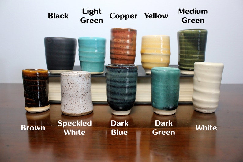 Ceramic Shot Glass wheel thrown | Etsy