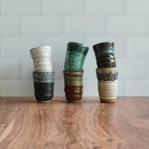 Handmade Speckled Ceramic Shot Glass – Wheel Thrown Pottery - Etsy
