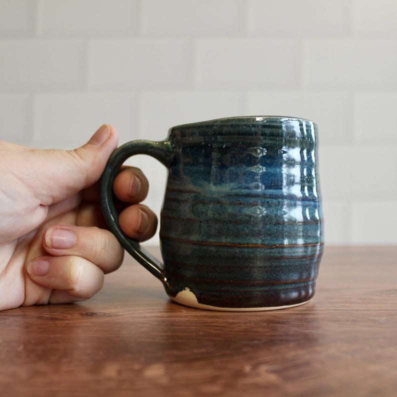 Ceramic Mug // Small 8oz Coffee Mug — Handmade Pottery - Etsy