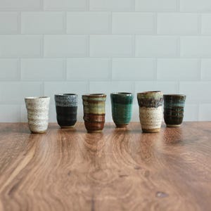 Handmade Speckled Ceramic Shot Glass – Wheel Thrown Pottery - Etsy