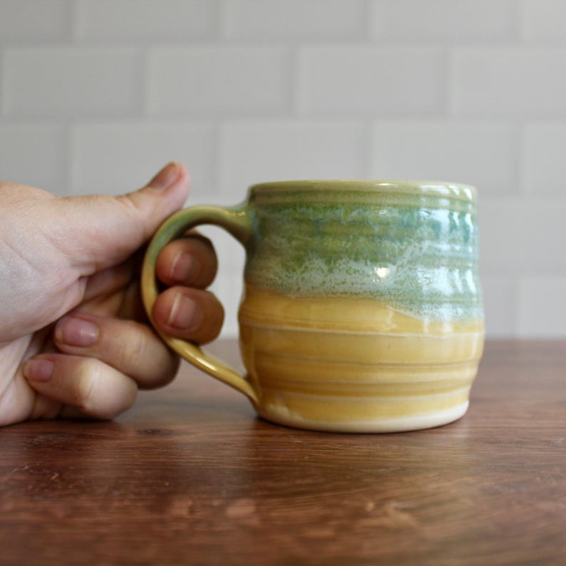 Ceramic Mug // Small 8oz Coffee Mug — Handmade Pottery - Etsy