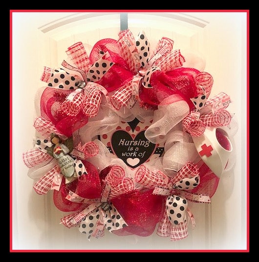 Nurse Wreath - Etsy
