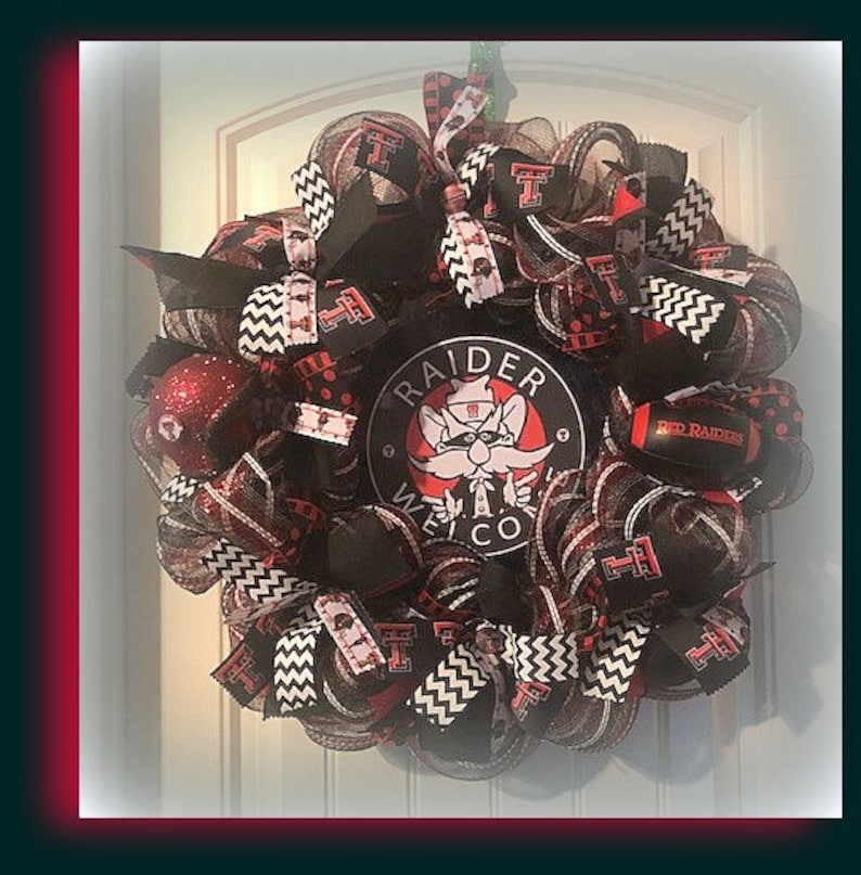 Texas Tech Raiders Wreath - Etsy