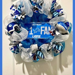 Detroit Lions Wreath - Etsy