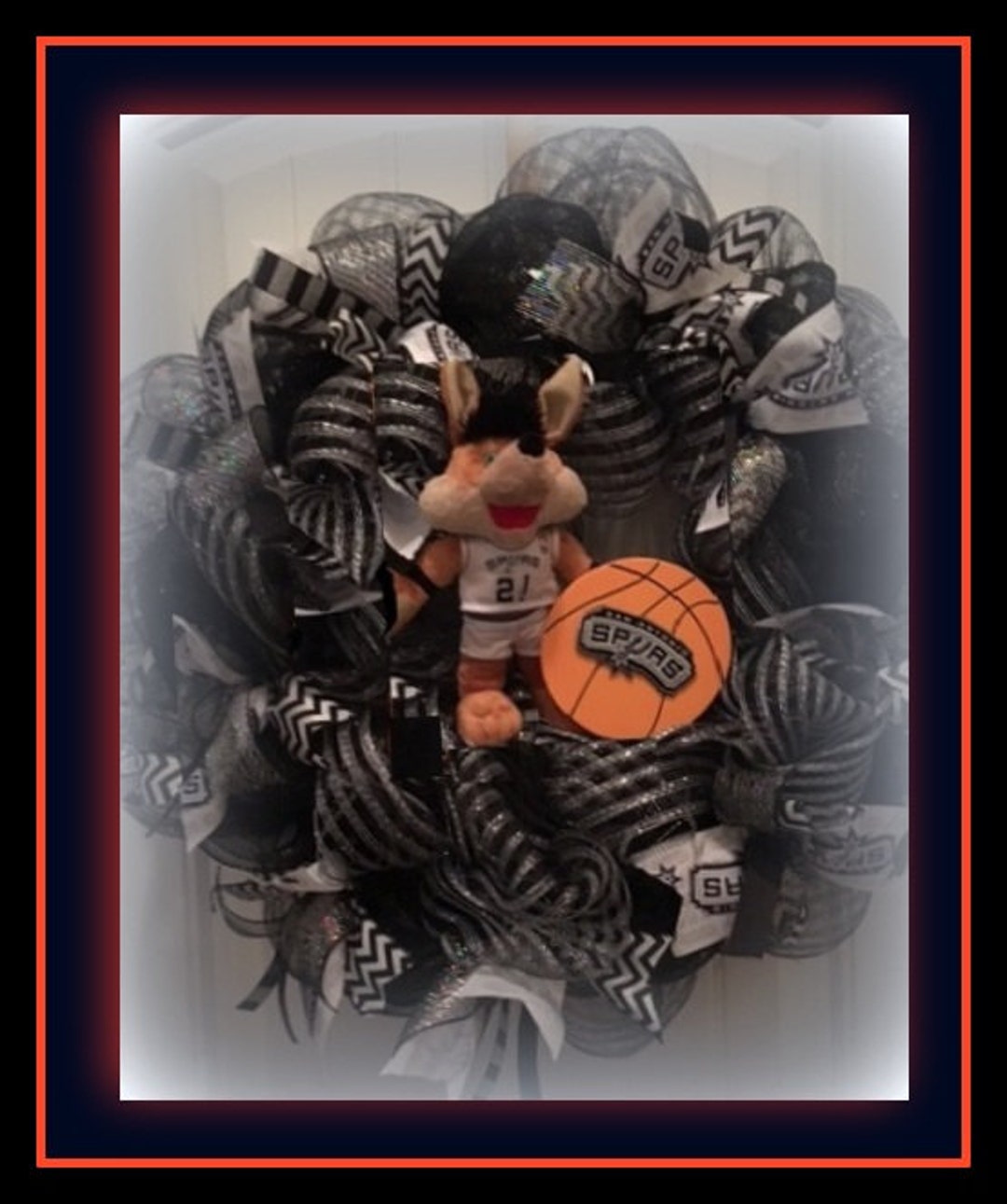 Spurs Mascot Wreath - Etsy