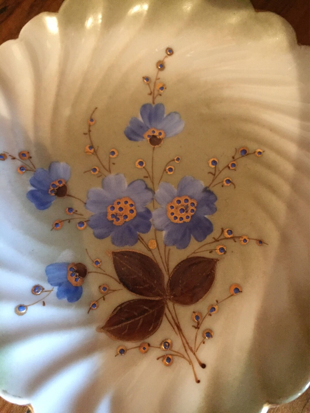 Antique Footed Dainty Dish by Royal Bayreuth Tettau Germany Circa 1885 ...
