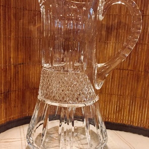 Elegant Lead Crystal European Water Pitcher Tankard Vase LS23 - Etsy