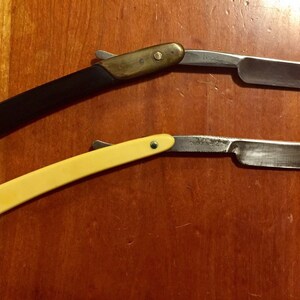 A Pair of 1950s Vintage Straight Razors From Sweden OL97 - Etsy