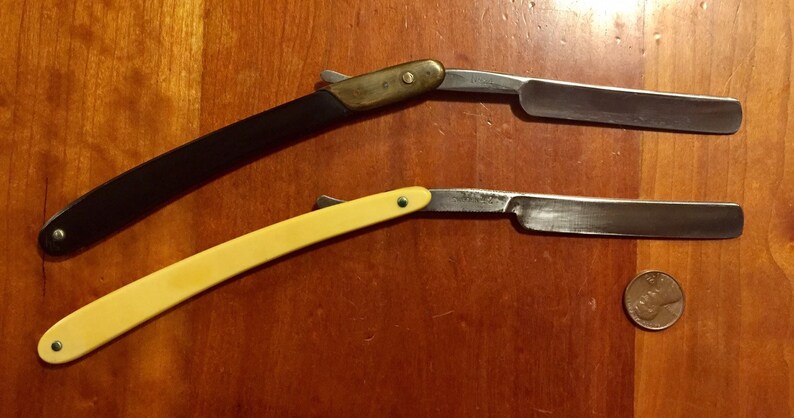 A Pair of 1950s Vintage Straight Razors From Sweden OL97 | Etsy