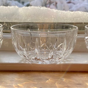 Lovely Lead Crystal Bowl Set of 3 Designed by Connemara Celtic Crystal ...