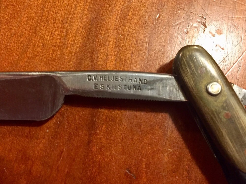 A Pair of 1950s Vintage Straight Razors From Sweden OL97 | Etsy