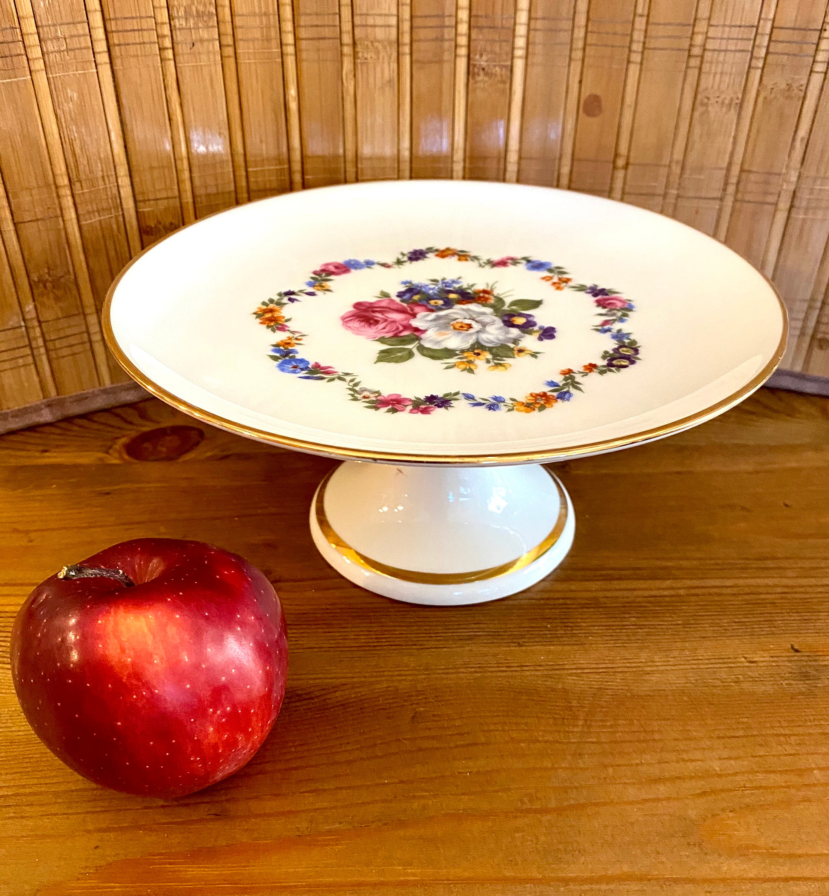 JKW 1930 Pedestal Cake Stand West Germany Bavaria - Etsy