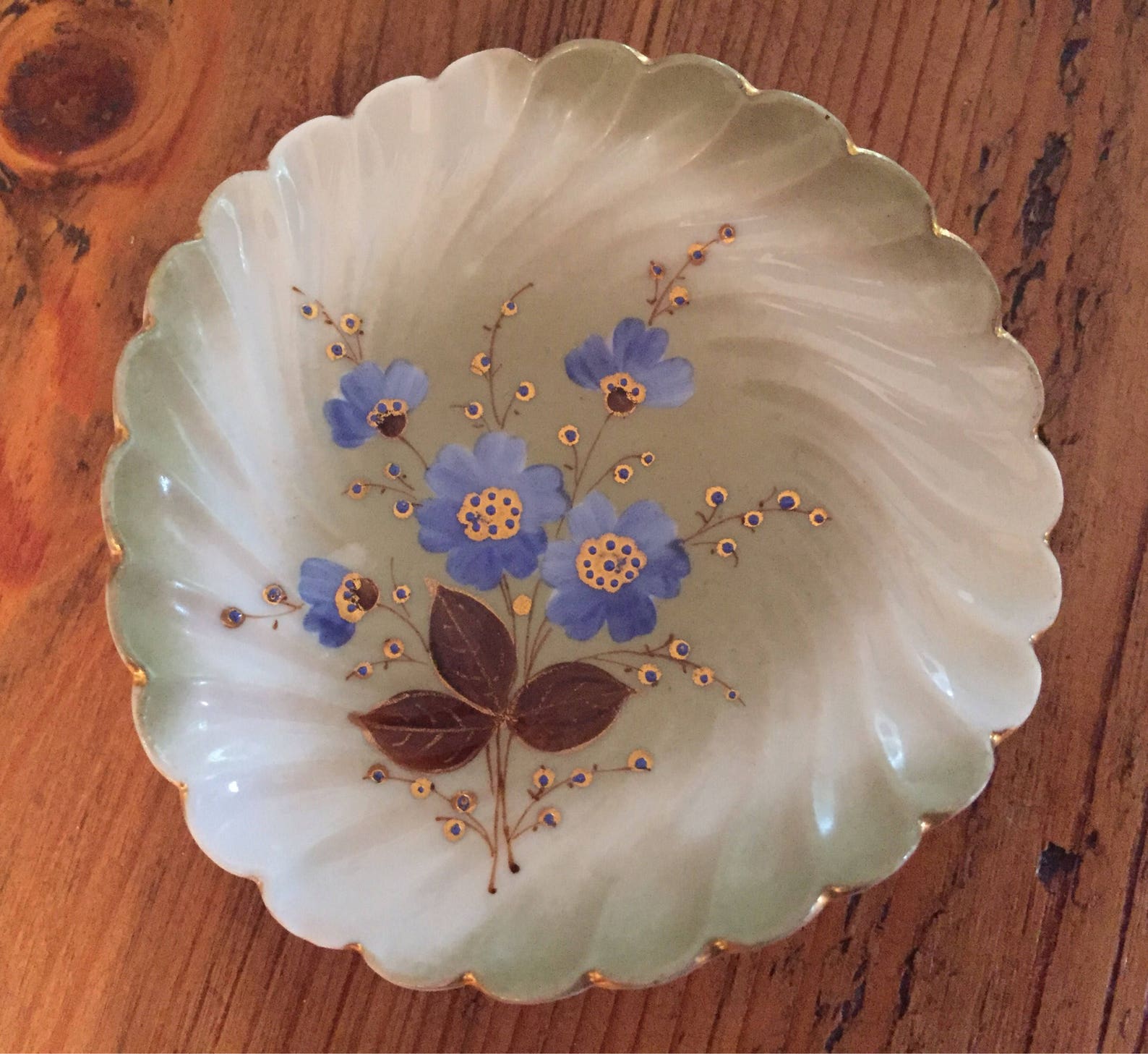 Antique Footed Dainty Dish by Royal Bayreuth Tettau Germany Circa 1885 ...