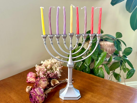 Menora Tradicional ≥ Antieke Menorah Kandelaars Te Koop