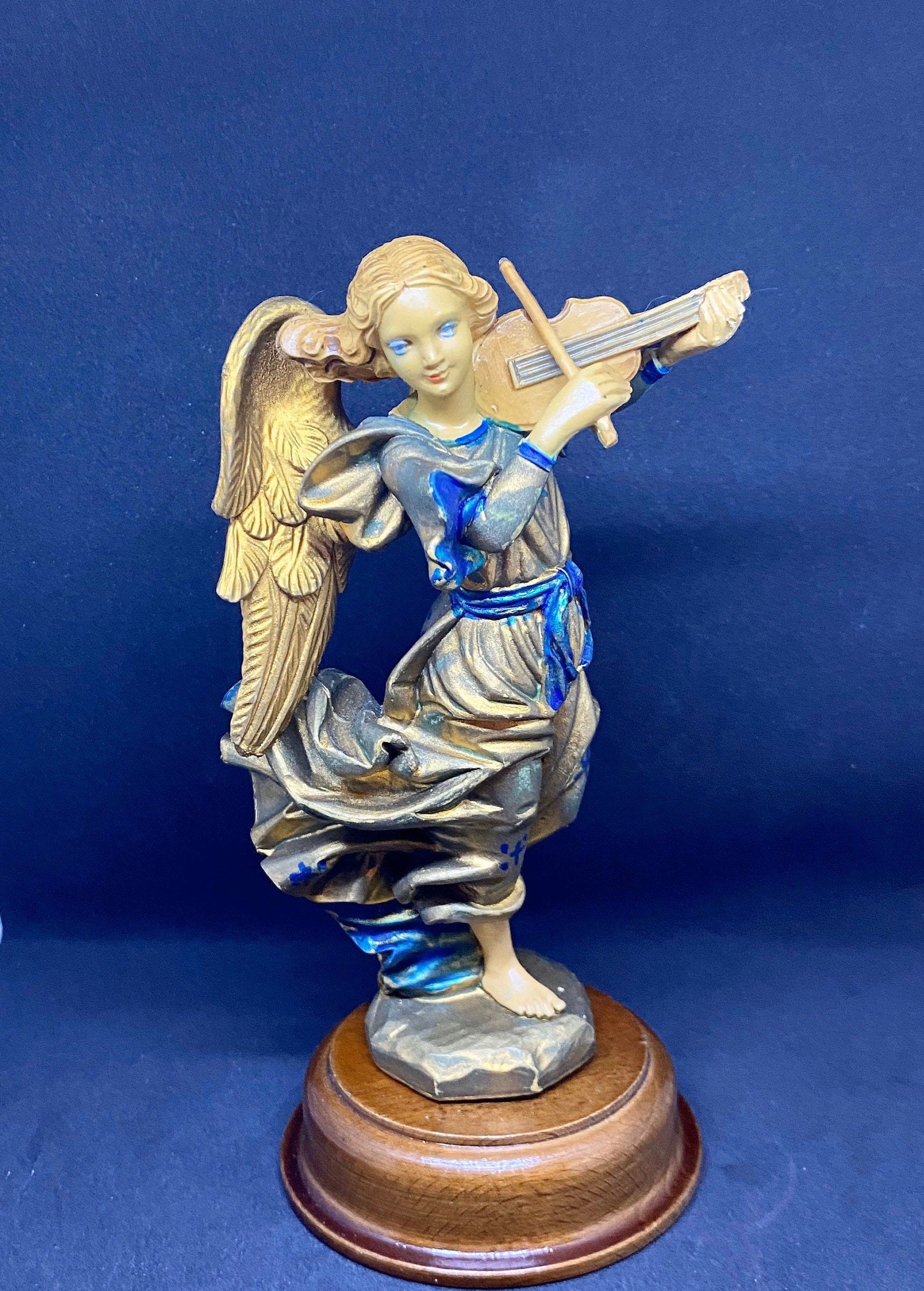 Musical Angel Playing a Violin Plays silent Night Gumps - Etsy