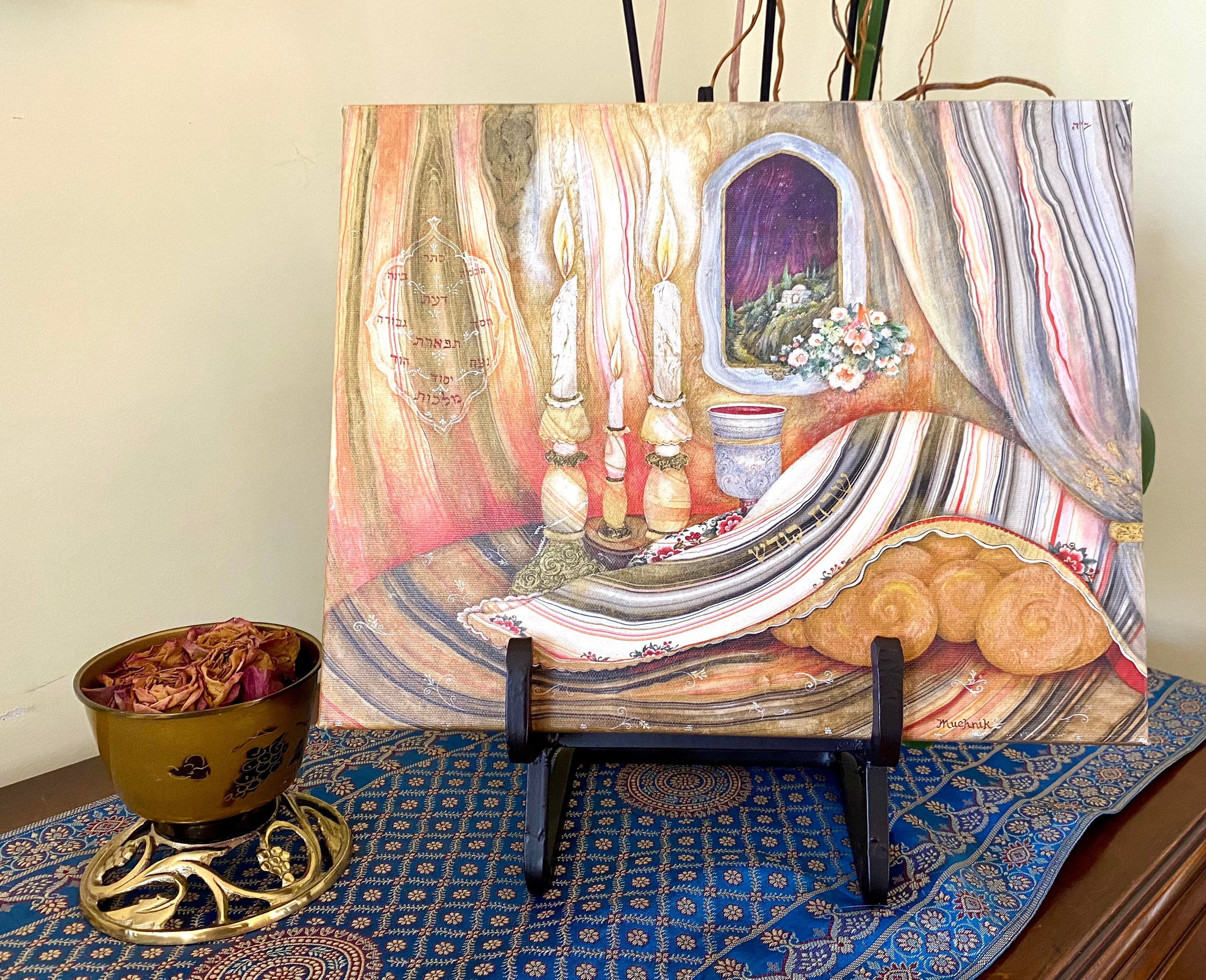 Michoel Muchnik Shabbat Canvas Print Jewish Artist Judaica - Etsy