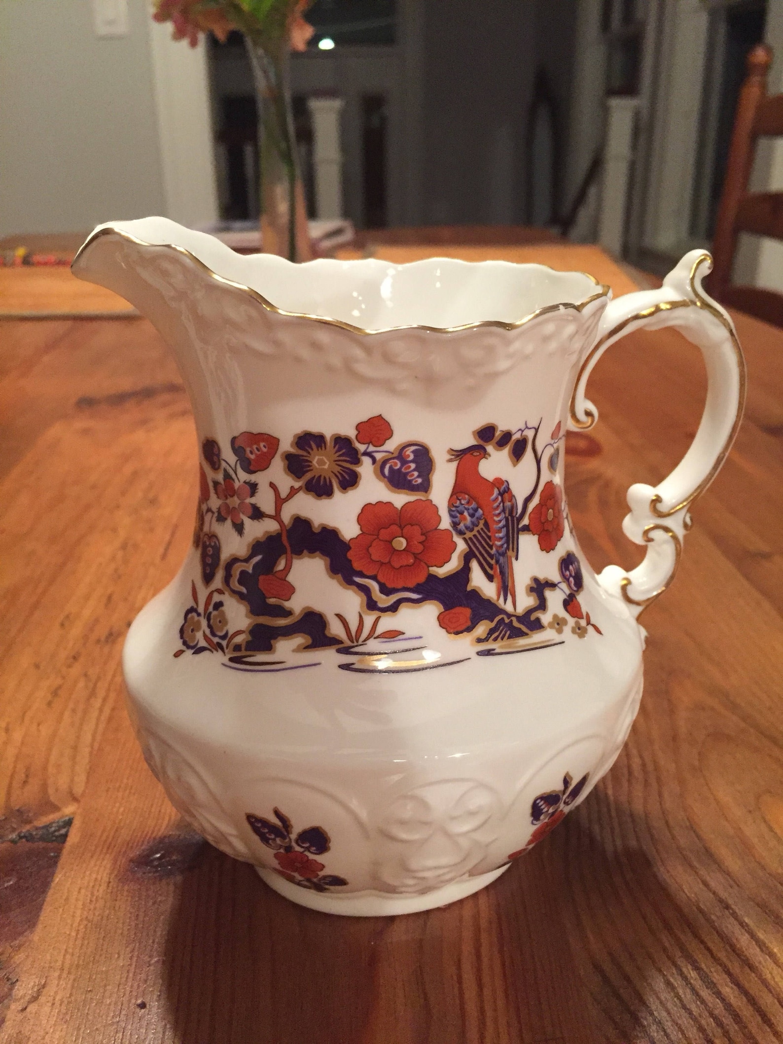Vintage Aynsley Bone China Pitcher Jug and Footed Dish Set Exquisite ...