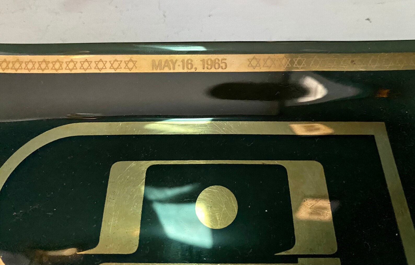 Two Glass Plates Sheraton Boston Hotel First Annual Inaugural - Etsy