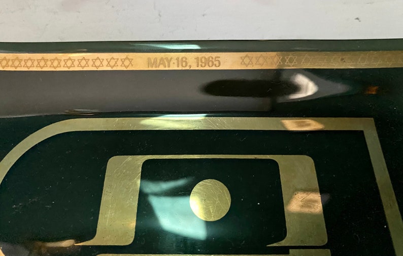 Two Glass Plates Sheraton Boston Hotel First Annual Inaugural - Etsy