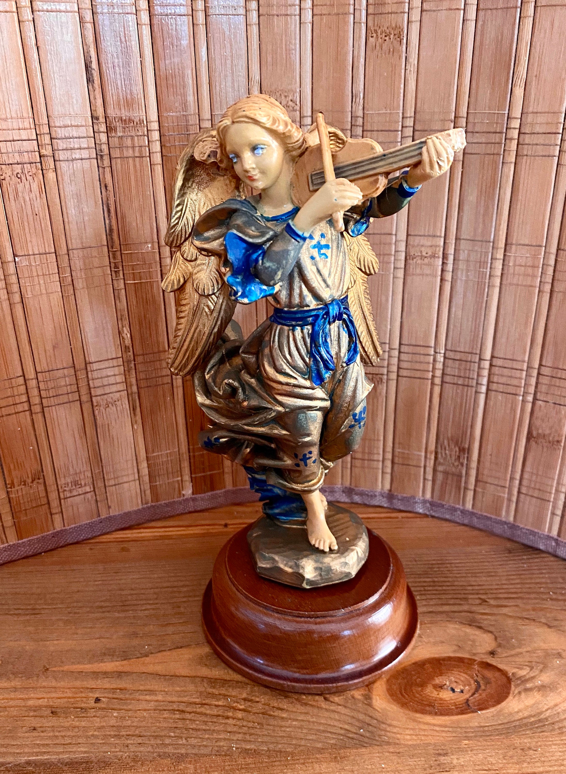 Musical Angel Playing a Violin Plays silent Night Gumps - Etsy