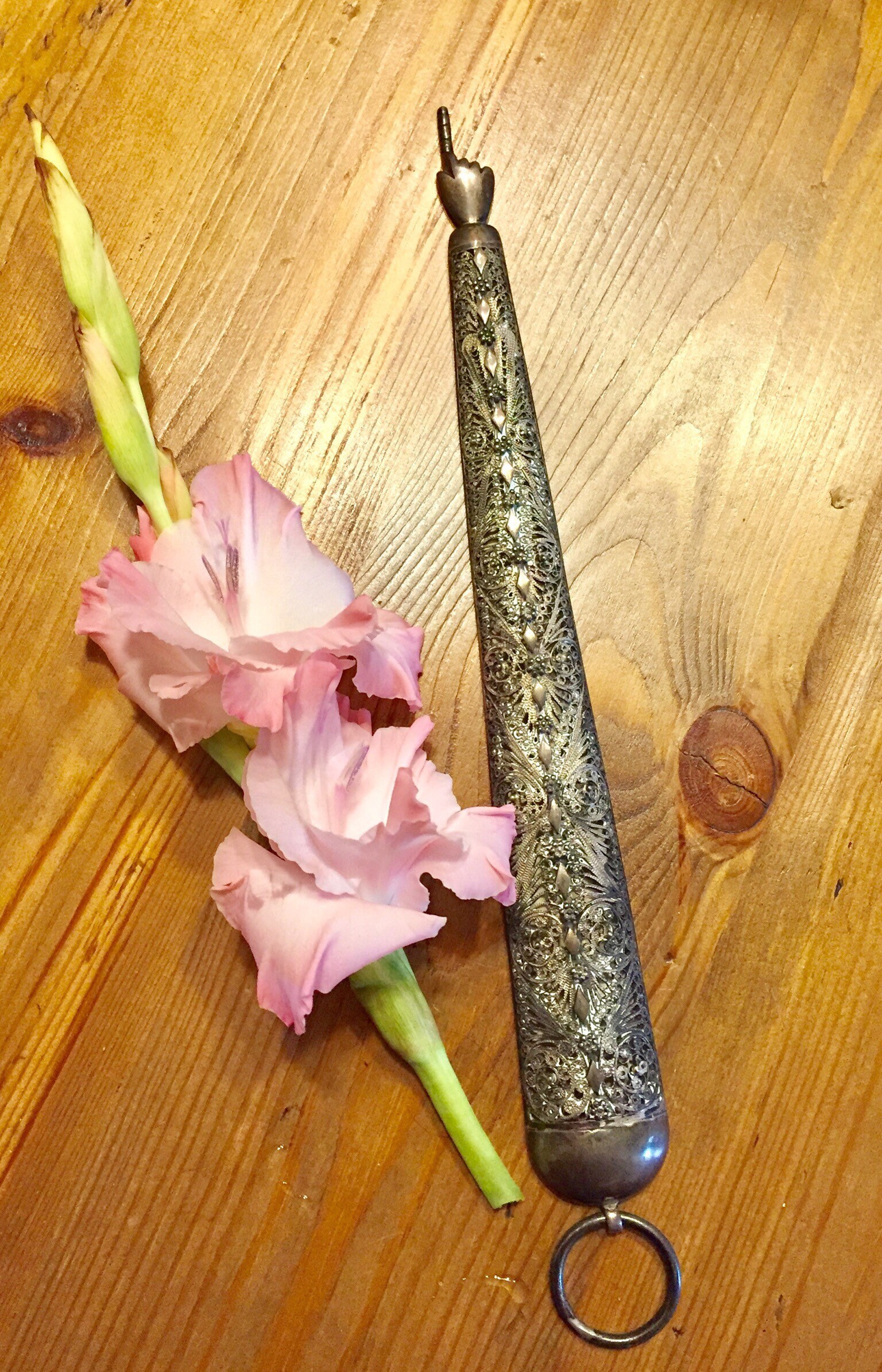 Jewish Torah Pointer Sterling Silver Yad Torah Pointer Bar | Etsy