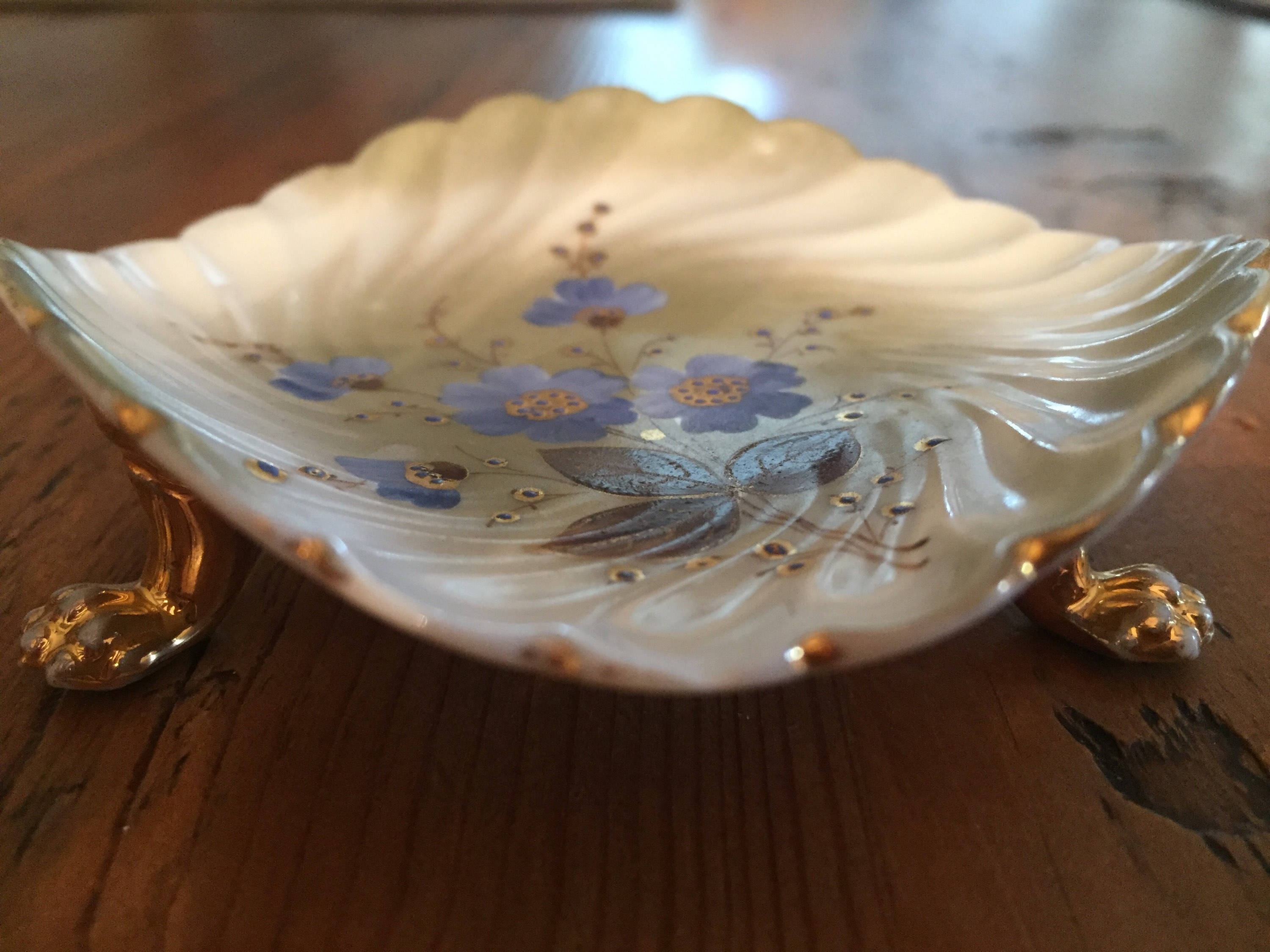 Antique Footed Dainty Dish by Royal Bayreuth Tettau Germany Circa 1885 ...