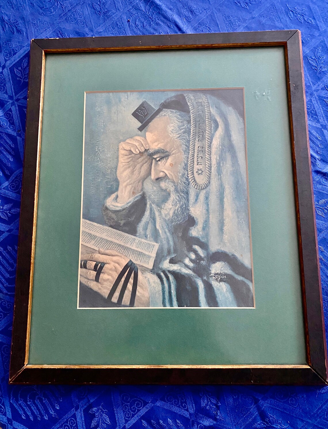 Morning Prayer by Monroe Reisman 19”x16” Framed Print Judaica - Etsy