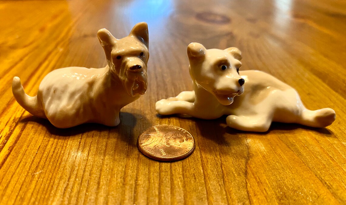 A Pair of Russian Soviet Figurines Of Dogs By Lomonosov | Etsy