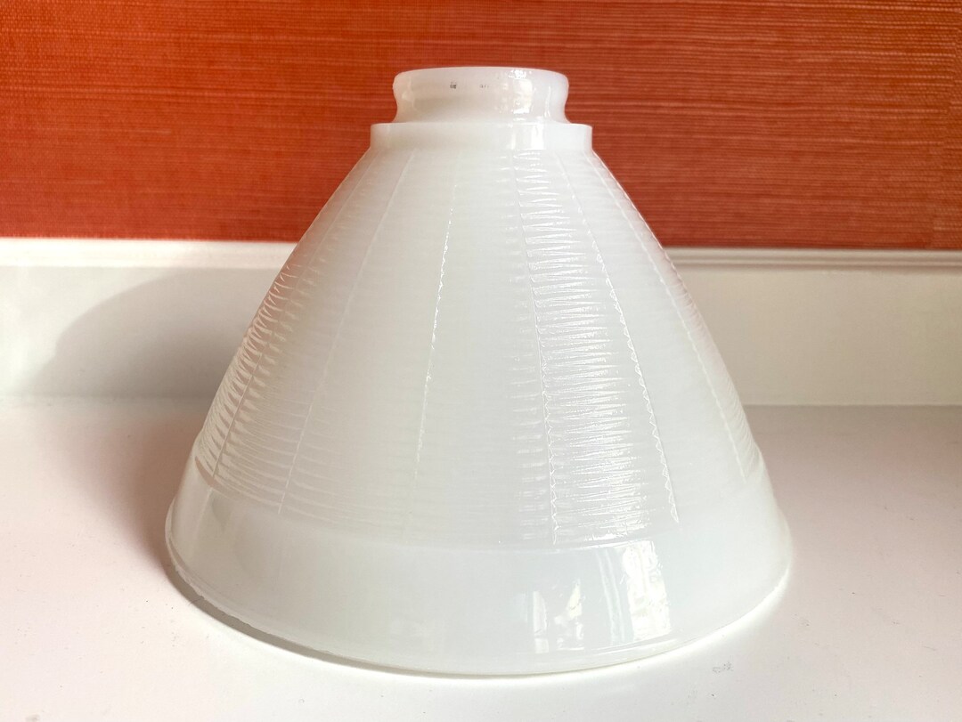 Vintage Corning Milk Glass Diffuser Light Fixture Globe Replacement ...