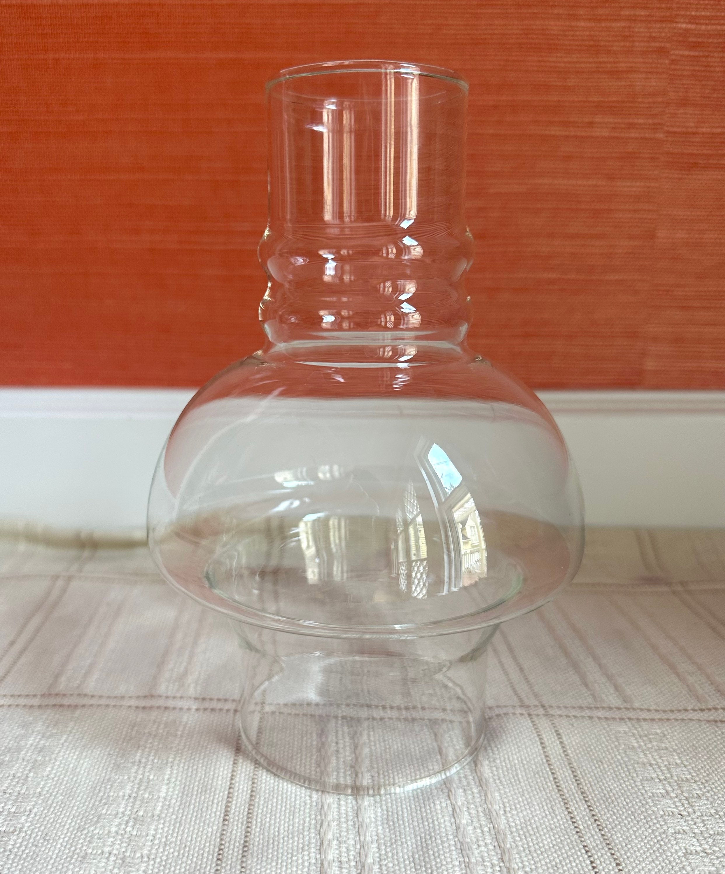 Vintage Hurricane Lampshade Clear Glass Hurricane Chimney - Etsy
