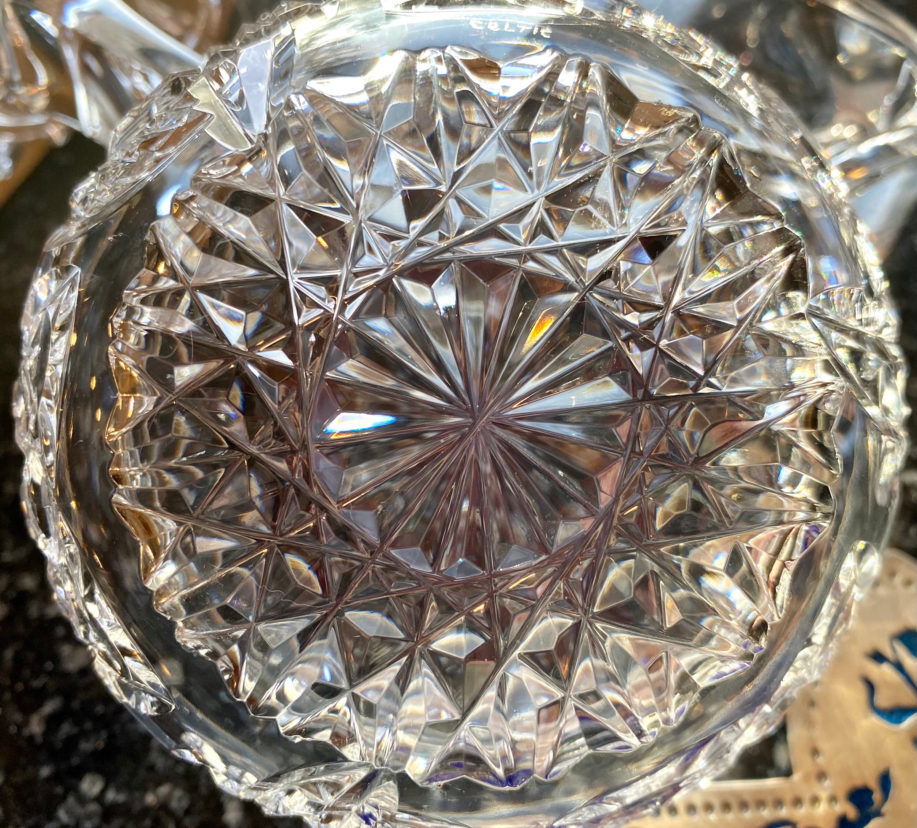 Lovely Lead Crystal Bowl Set of 3 Designed by Connemara Celtic Crystal ...