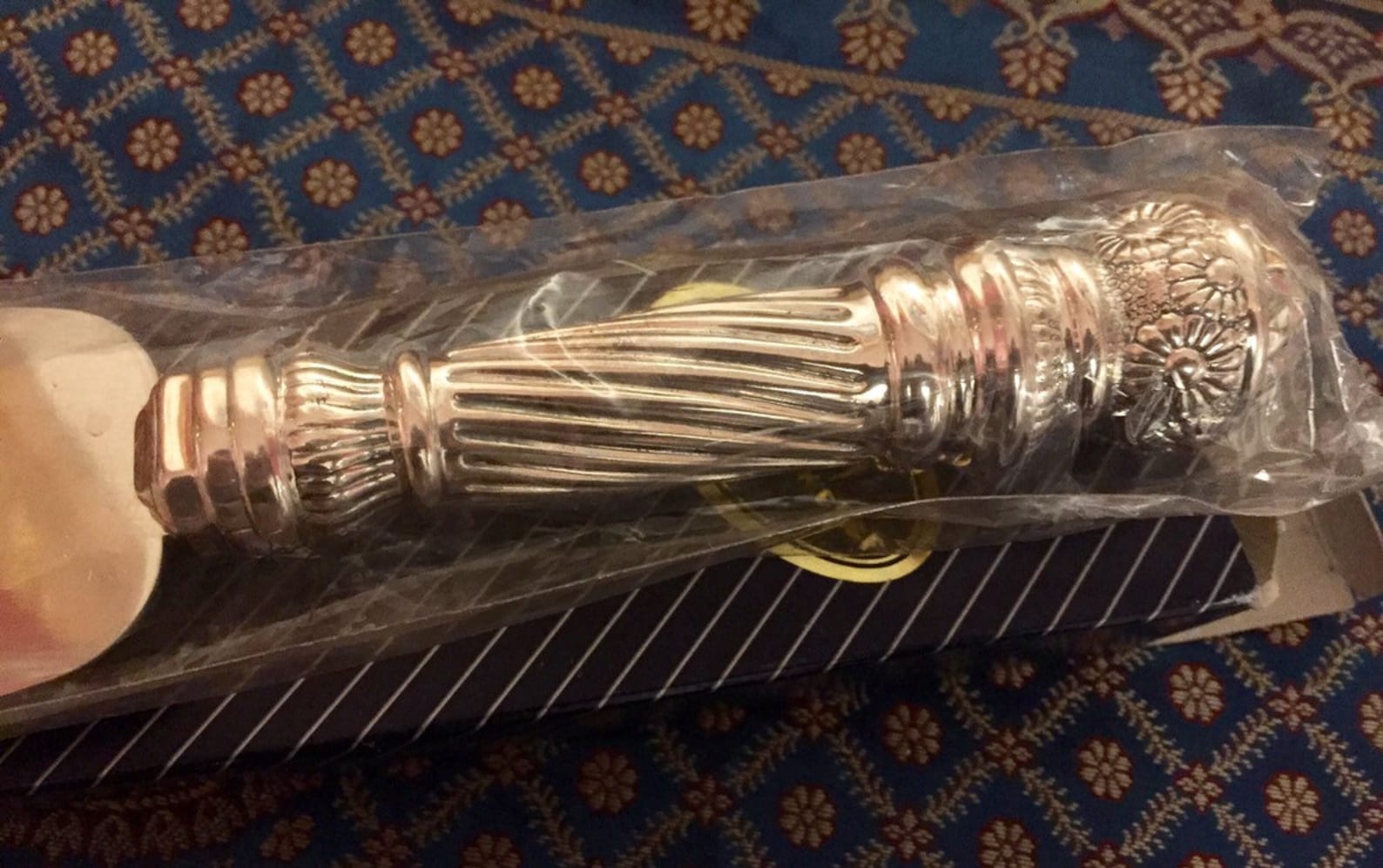 Cake Pie Server 925 Sterling Silver Column Design Handle Made in Israel ...