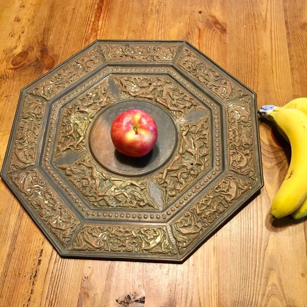 Antique Indian Copper Plate - Etsy