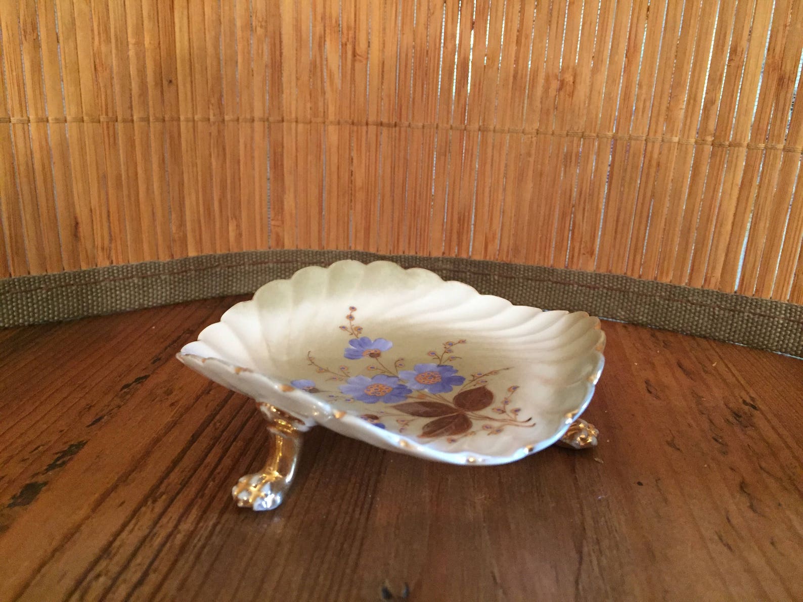 Antique Footed Dainty Dish by Royal Bayreuth Tettau Germany Circa 1885 ...