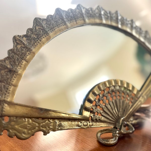 Fan Shaped Mirror - Etsy UK
