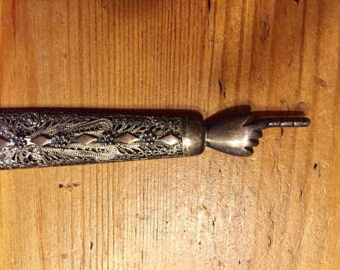 Jewish Torah Pointer Sterling Silver Yad Torah Pointer Bar - Etsy